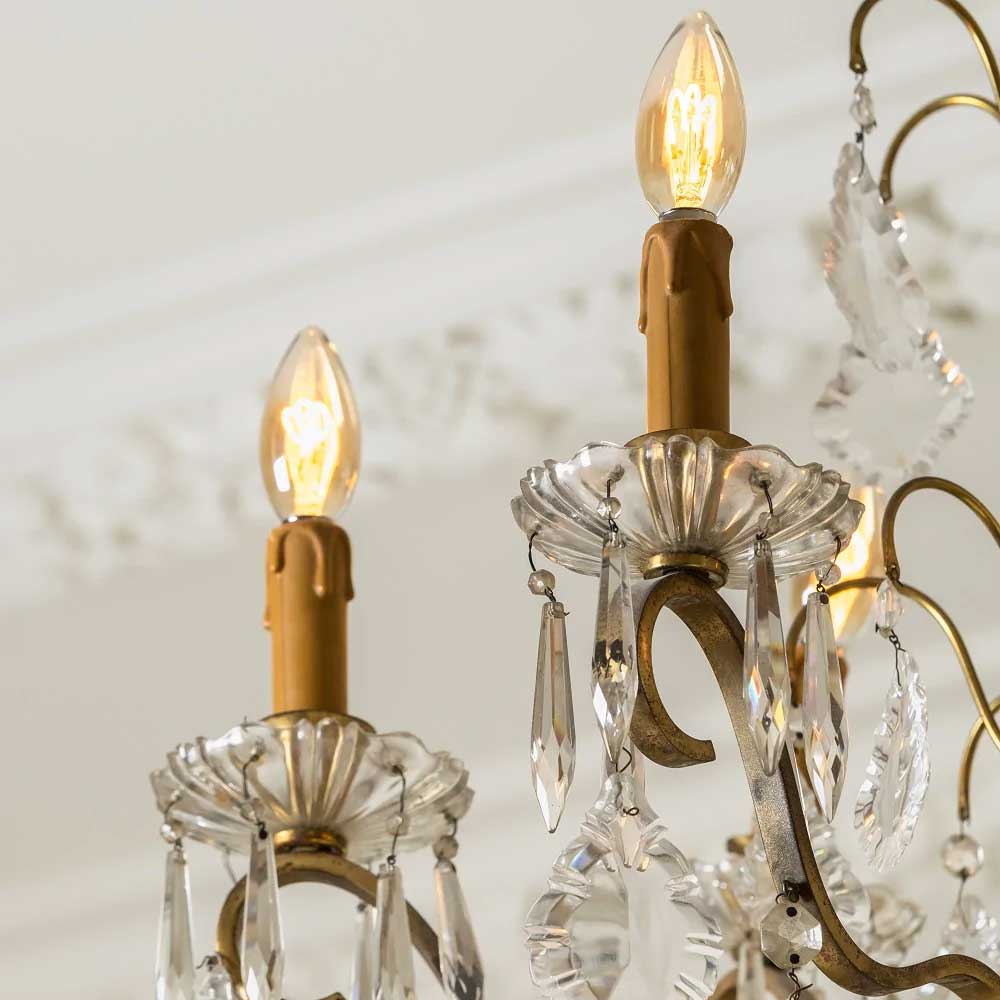 2w B15 Vintage Edison High CRI Candle LED Light Bulb 1800K T-Spiral Fi ...